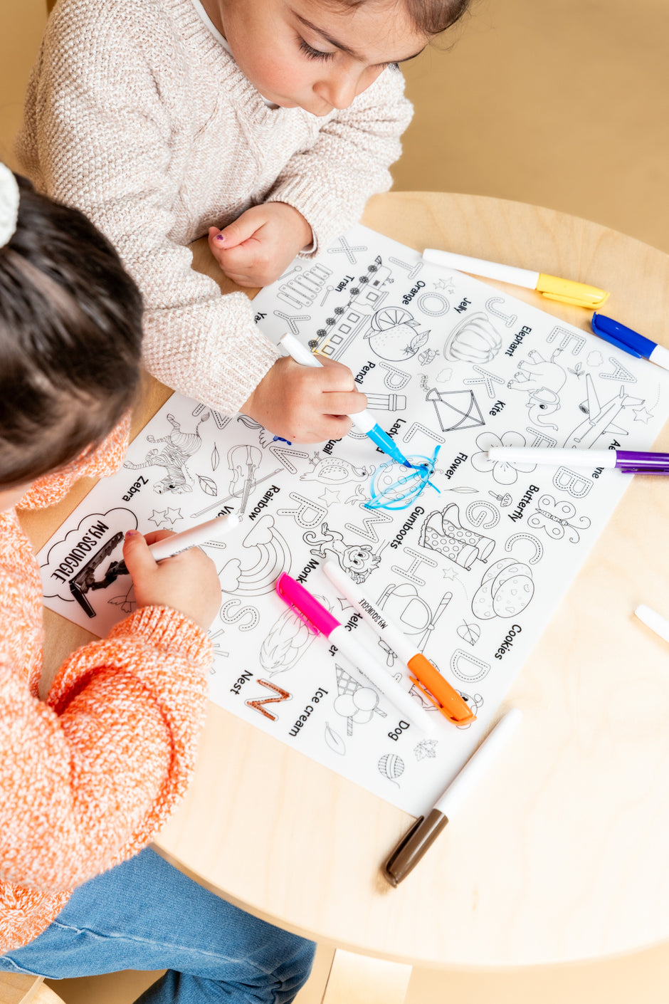 My Squiggle | Children's Reusable Silicone Drawing & Colouring Mats